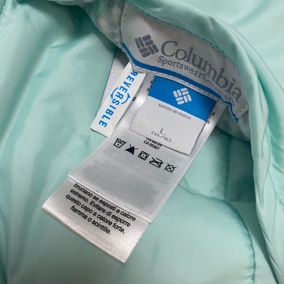 Columbia | Jackets & Coats | Columbia Light Blue Girls Reversible ...